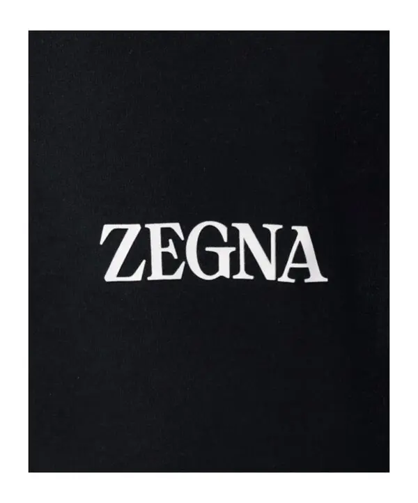 Zegna Round Neck Long Sleeve Sweater