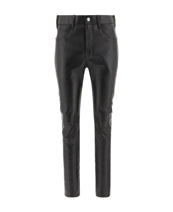 Celine Lou Jeans In Soft Lambskin - Black