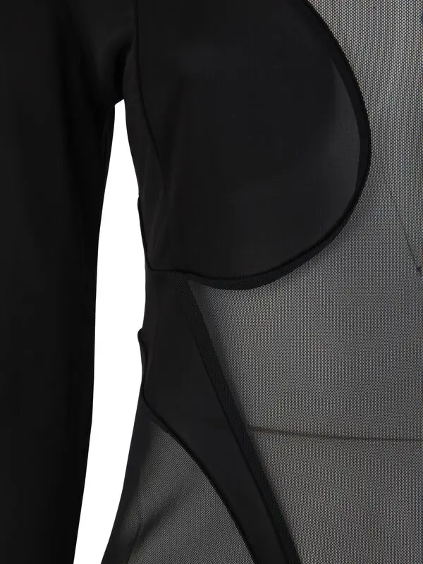Balmain Mesh Long Sleeve Top