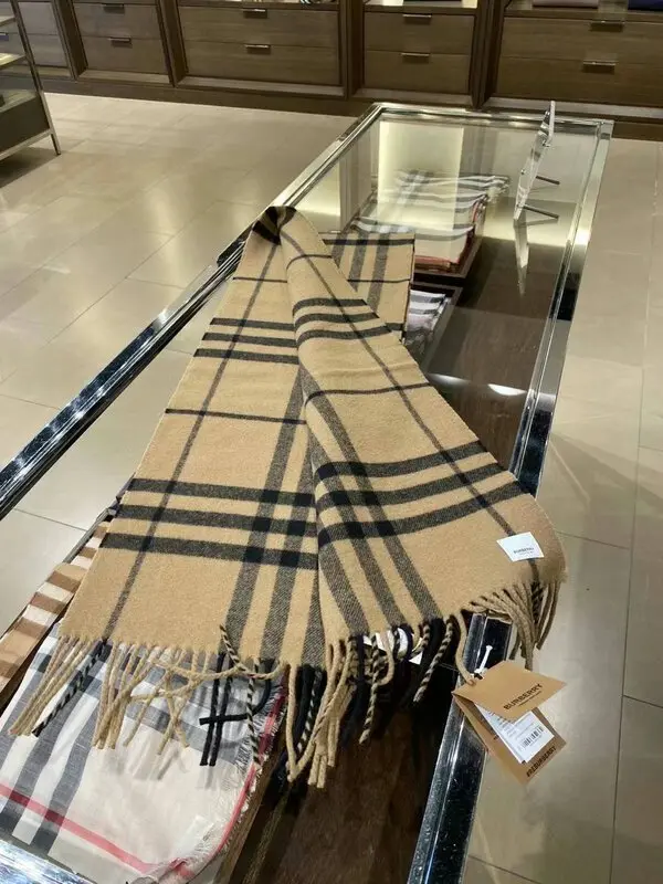 Burberry Fringed Scarf