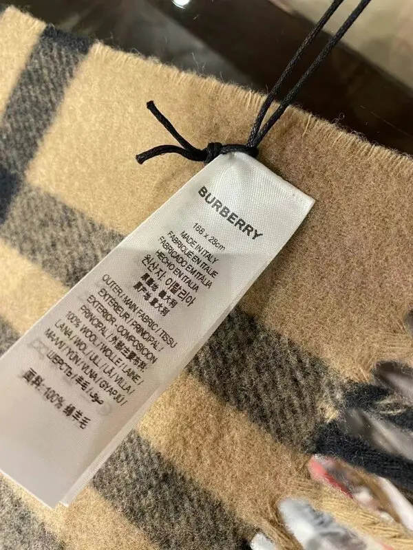 Burberry Fringed Scarf