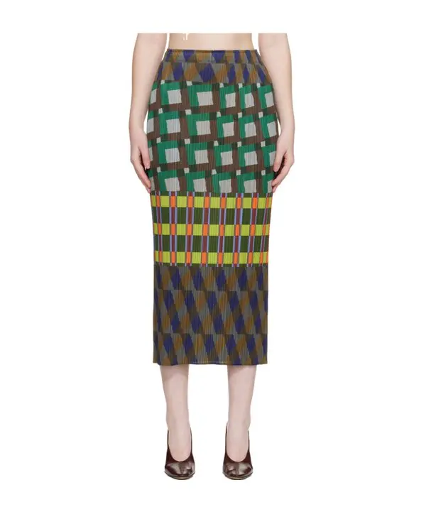 PLEATS PLEASE BY ISSEY MIYAKE Midi Pleated Skirt