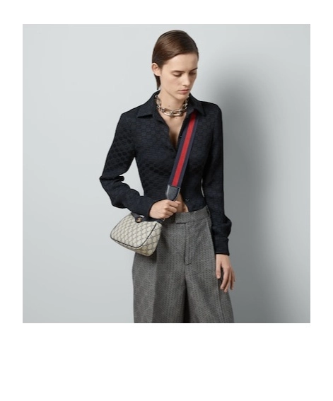 Gucci Ophidia Gg Small Handbag - Beige/blue