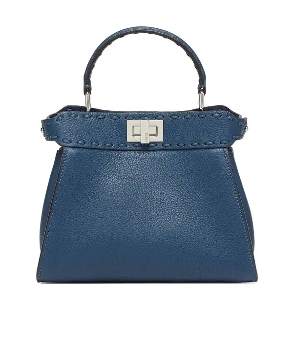Fendi Peekaboo Mini Tote Bag - Blue