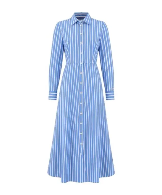 MC2 SAINT BARTH Striped Shirt Dress