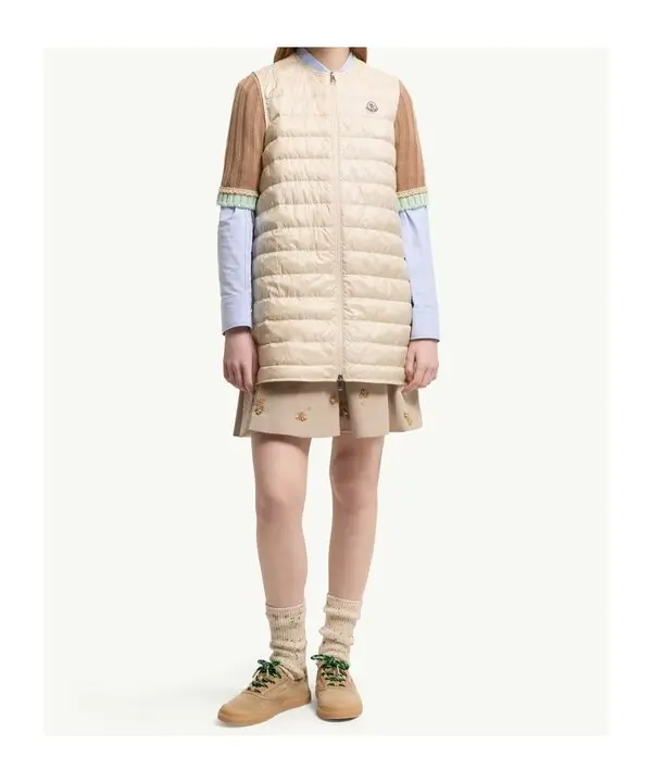 Moncler Hooded Pocket Down Parka With Removable Vest