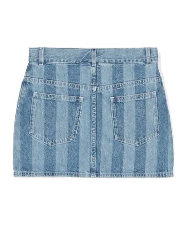 Fendi Striped Mini Skirt