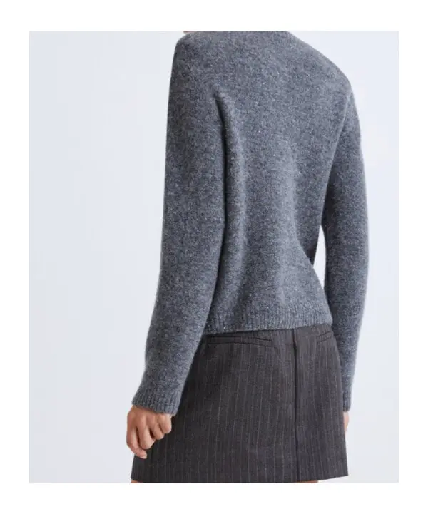 Marella Crew Neck Cardigan With Buttoned Flap Pockets
