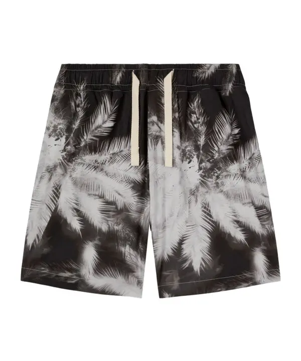 Palm Angels Blueprint Palms Drawstring Track Shorts