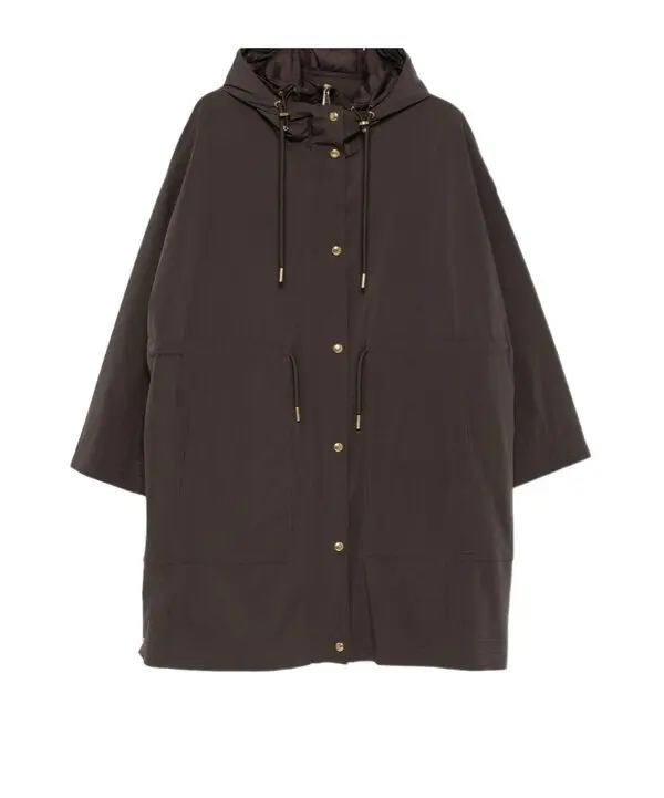 Moncler Zip-up Drawstring Hooded Coat - No