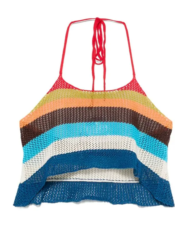 Dsquared2 Knitted Halter Neck Top - Multicolor