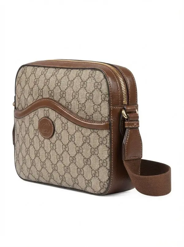 Gucci Interlocking G Messenger Bag - Nude