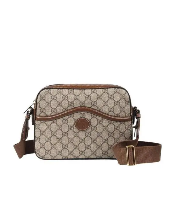 Gucci Interlocking G Messenger Bag - Nude