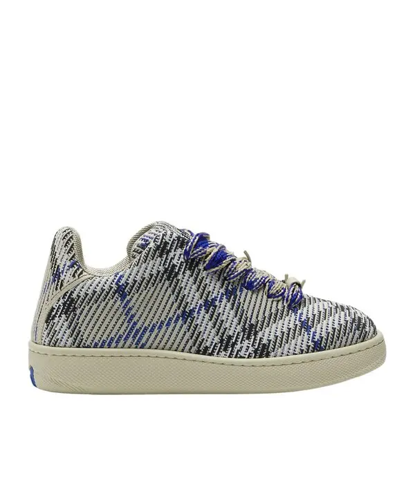 Burberry Checked Lace-up Sneakers - Lichen Color