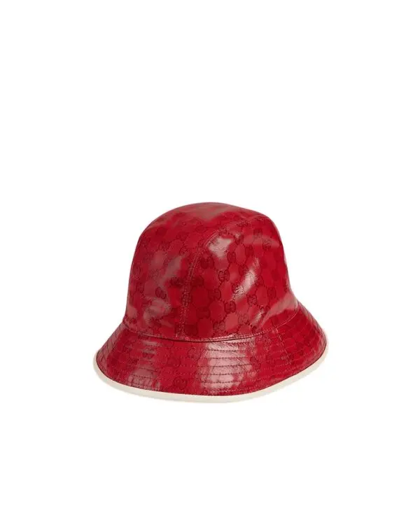 Gucci X Adidas Co-branded Gg Bucket Hat - Red