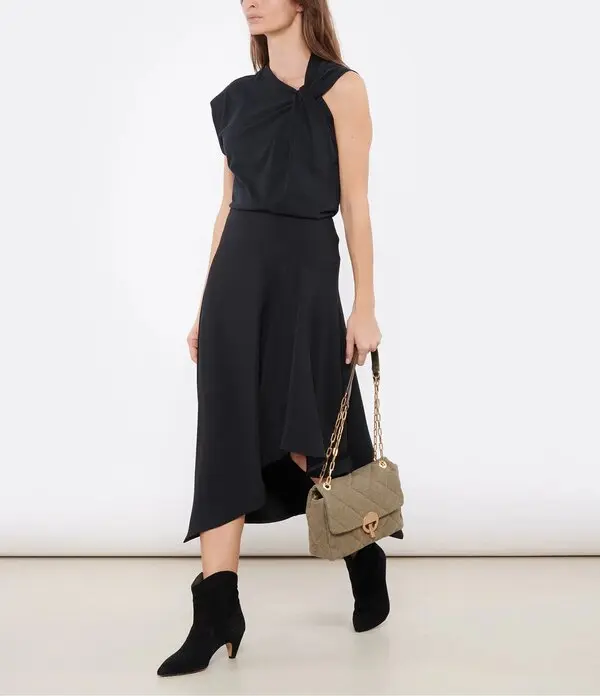 Isabel Marant Étoile Nayda Knot-detailed T-shirt - Black