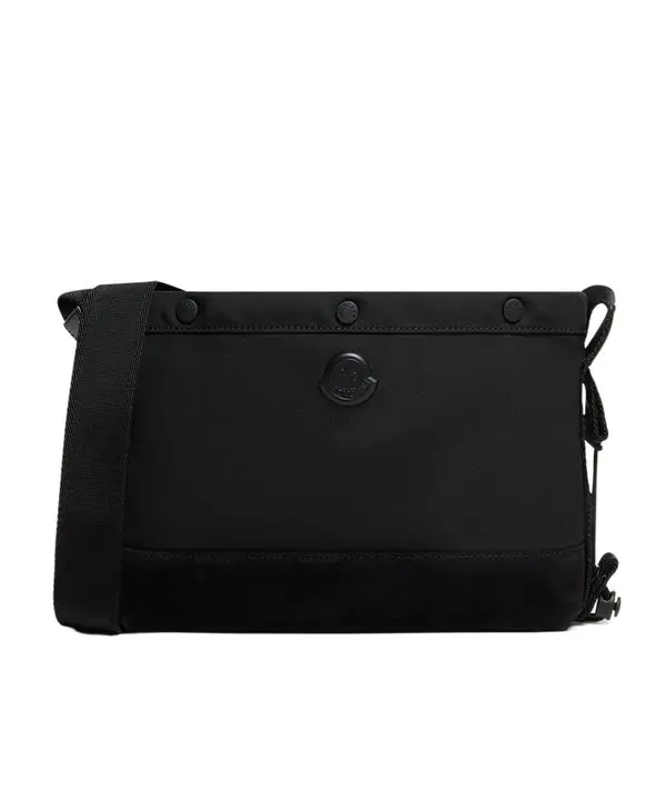 Moncler Tech Water-repellent Crossbody Bag - Black