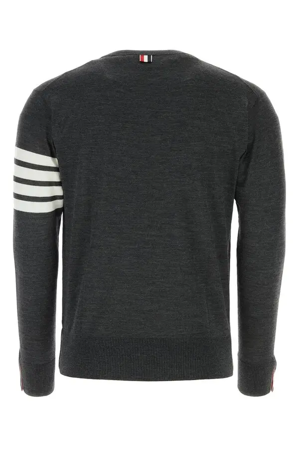 Thom Browne 4-bar Crewneck Pullover