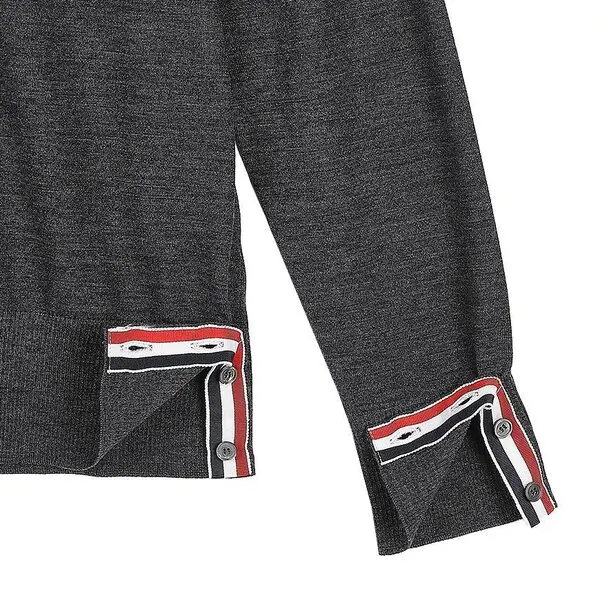 Thom Browne 4-bar Crewneck Pullover