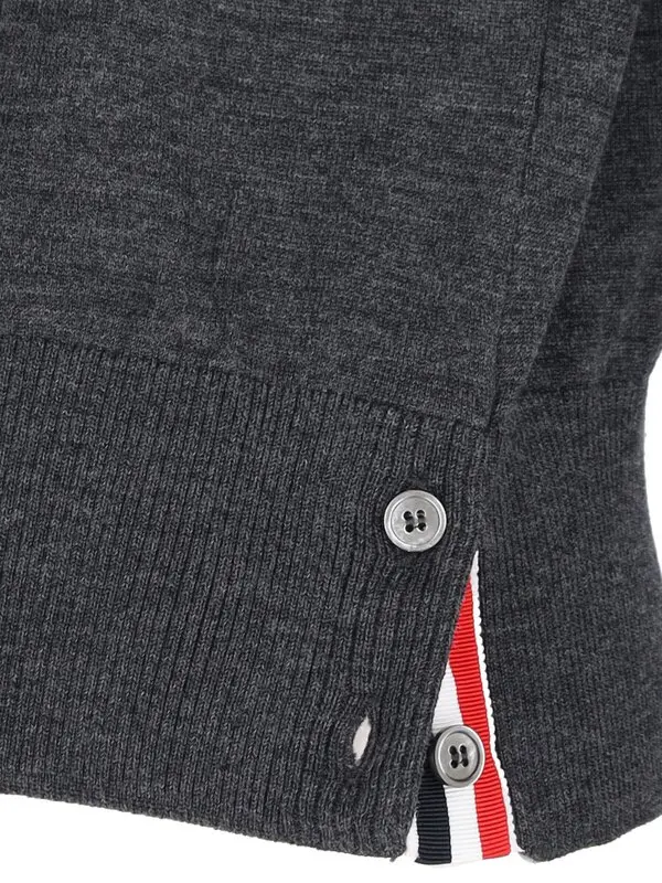 Thom Browne 4-bar Crewneck Pullover