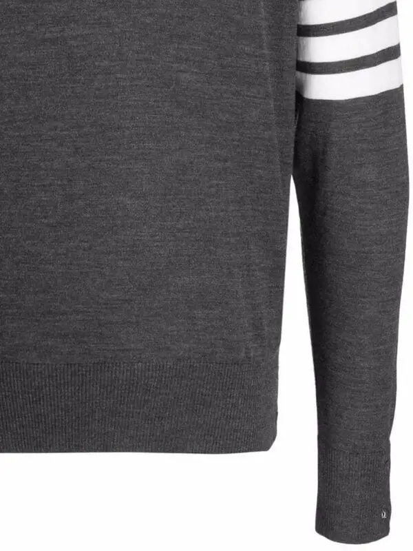 Thom Browne 4-bar Crewneck Pullover