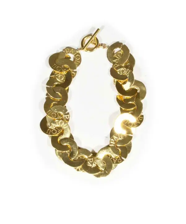PATOU Coin Chain Necklace - Green