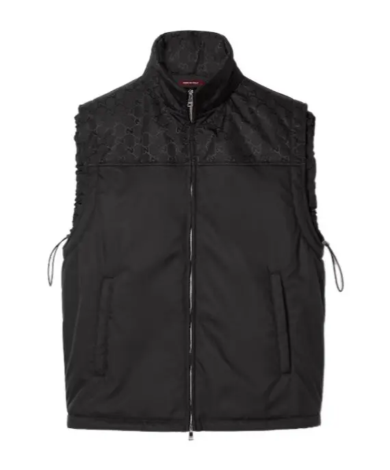 Gucci Monogramme Panelled Zip-up Vest