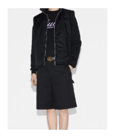 Gucci Monogramme Panelled Zip-up Vest