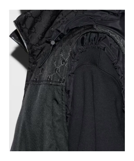 Gucci Monogramme Panelled Zip-up Vest