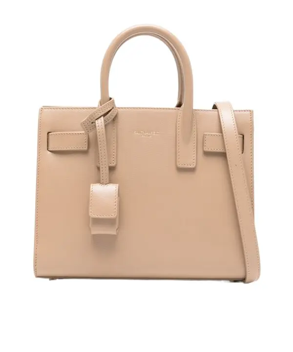 Saint Laurent Double-handle Shoulder Bag - Nude