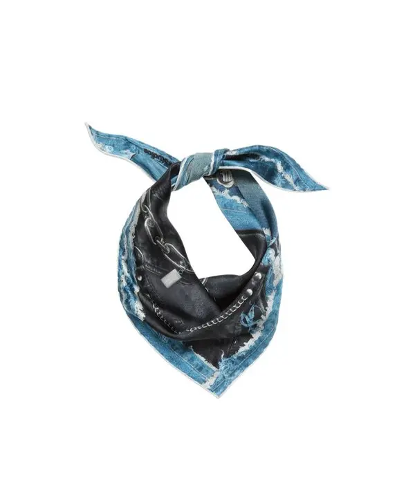 Acne Studios Distressed Print Scarf - Multicolor