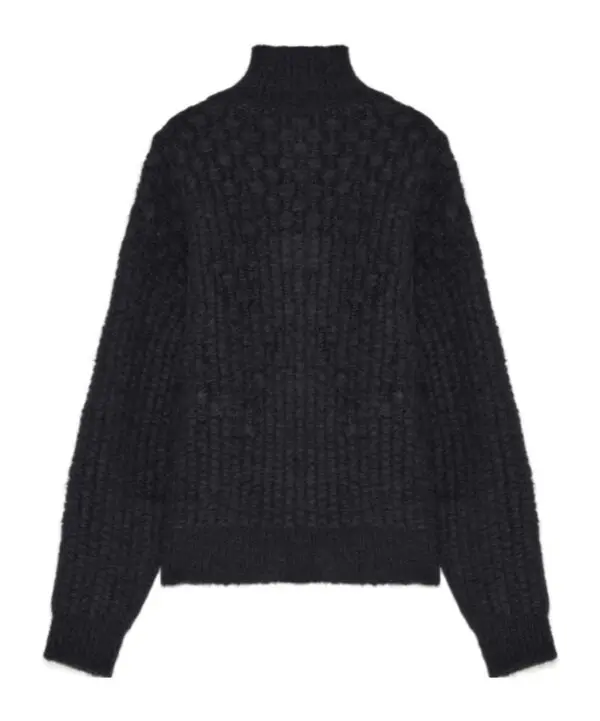 JIL SANDER High Neck Zip-up Cardigan