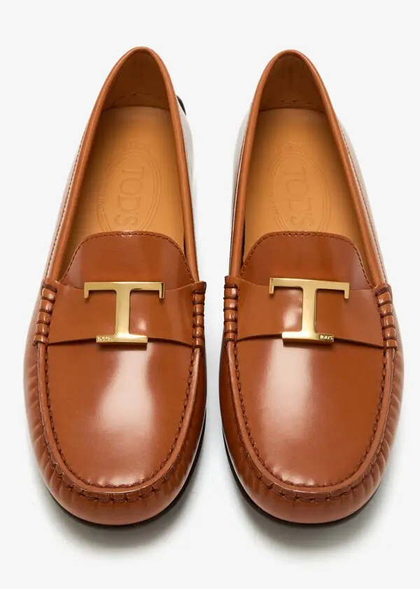 TOD'S City Gommino Driving Loafers - Brown