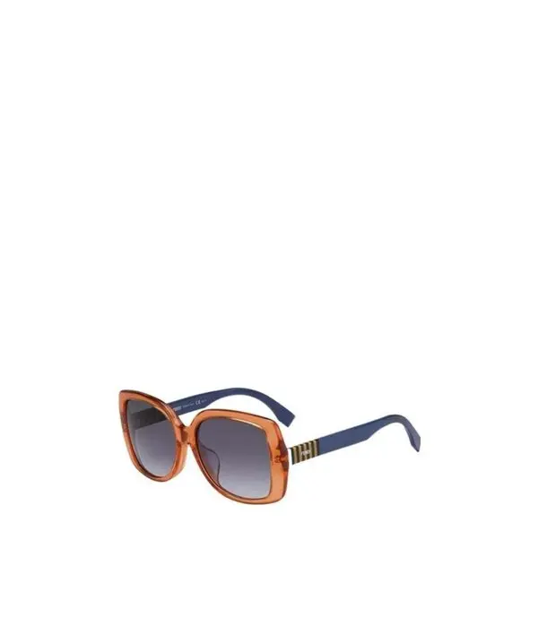 Fendi Logo Detail Sunglasses - Gray