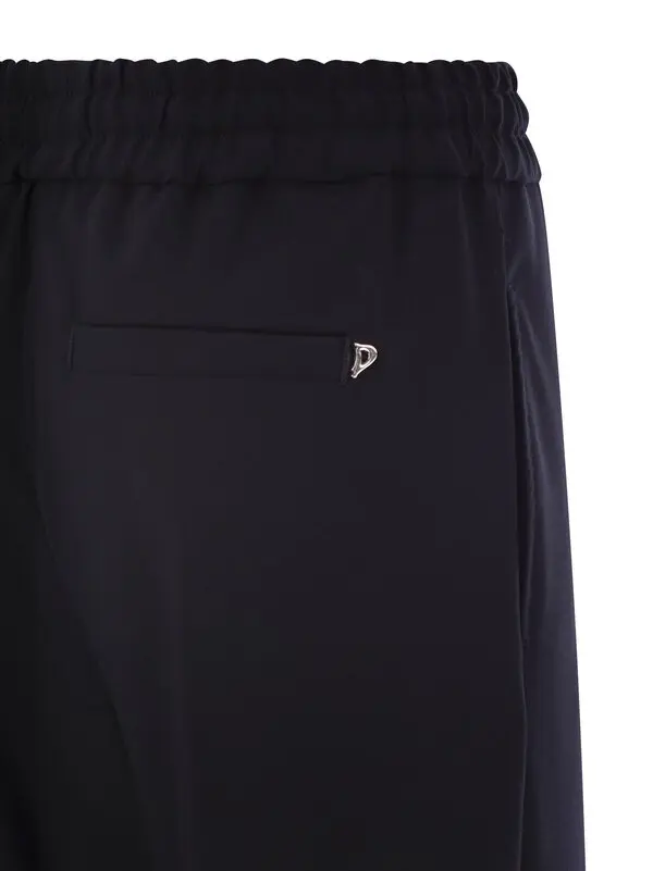DONDUP Marisol Gabardine Jogger Pants - Black