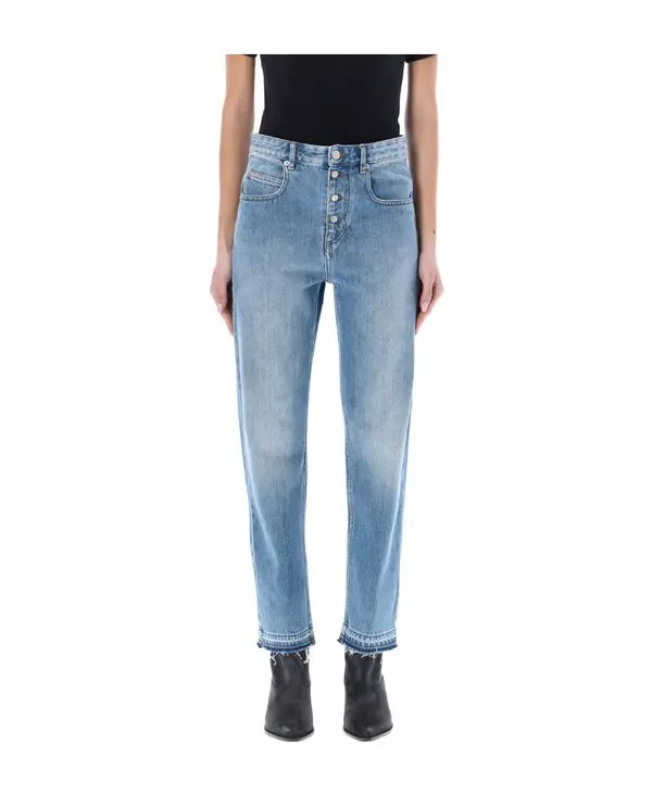 Isabel Marant Étoile Belden Button-fastening Straight Leg Jeans