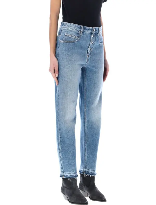 Isabel Marant Étoile Belden Button-fastening Straight Leg Jeans