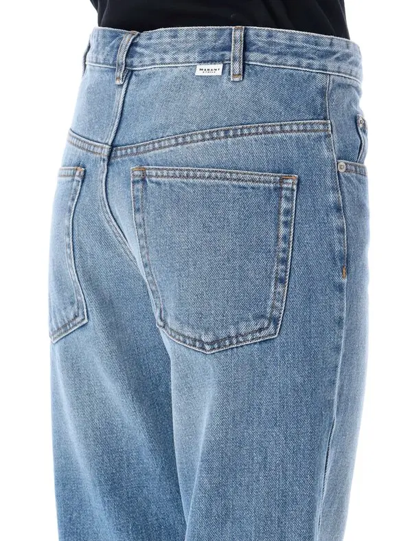 Isabel Marant Étoile Belden Button-fastening Straight Leg Jeans