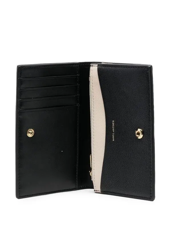 Marc Jacobs Zippered Detail Wallet - Black