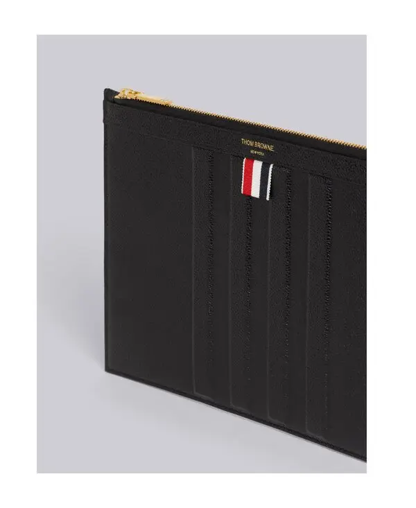 Thom Browne Pebbled Rectangular Clutch Bag