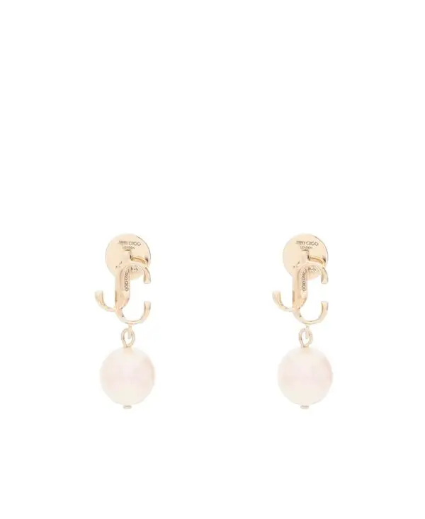 JIMMY CHOO Jc Embellished Stud Earrings - Yellow