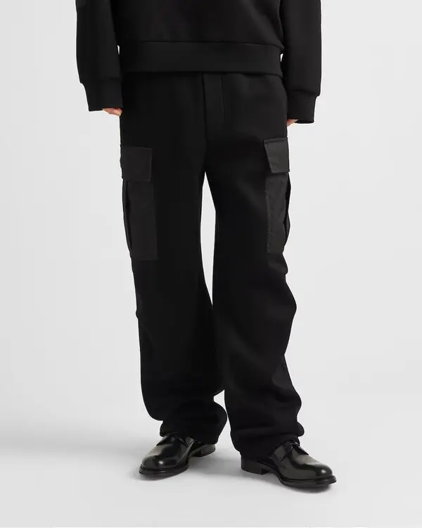 Prada Triangle-logo Cargo Joggers
