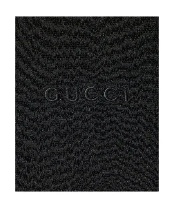 Gucci Embroidered Silk Crêpe Mini Dress