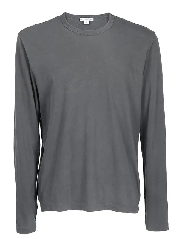 JAMES PERSE Long Sleeve Crew T-shirt - Gray