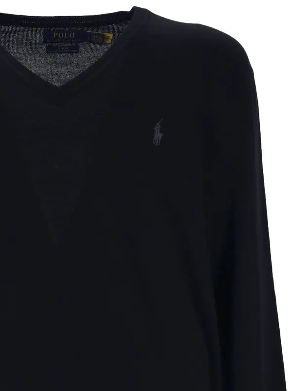 Polo Ralph Lauren Embroidered V-neck Jumper