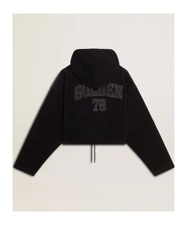 GOLDEN GOOSE Drawstring Hoodie - Black