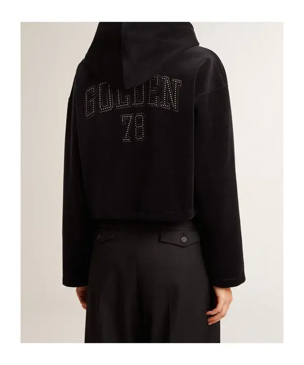 GOLDEN GOOSE Drawstring Hoodie - Black
