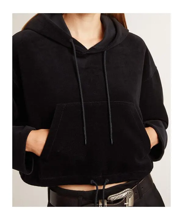 GOLDEN GOOSE Drawstring Hoodie - Black