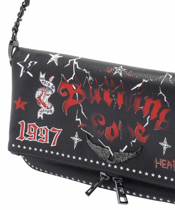Zadig&Voltaire Flap Shoulder Bag - Black