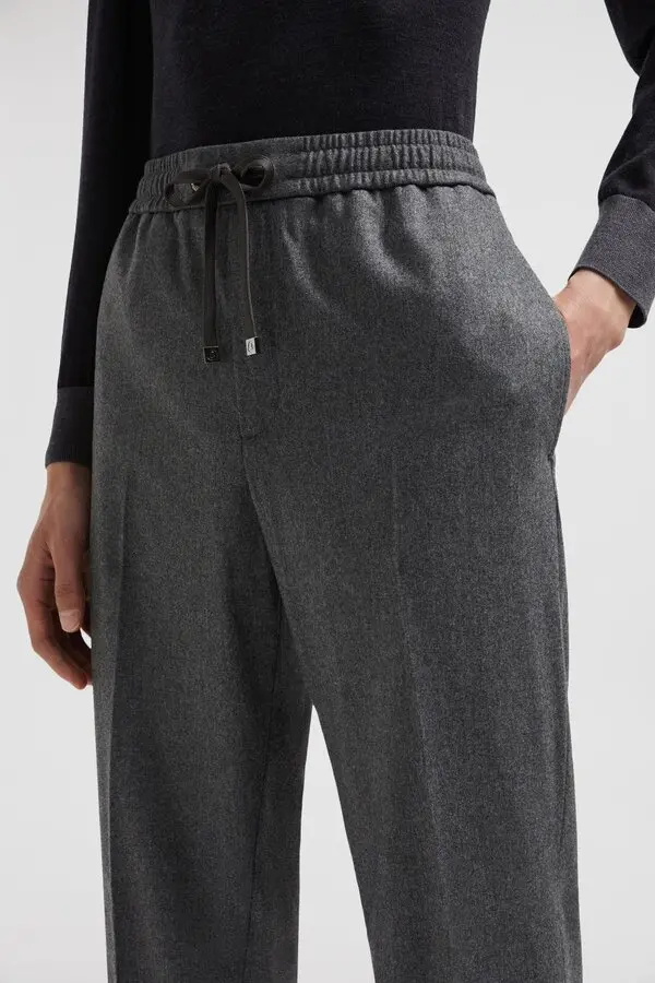 Moncler Logo Patch Drawstring Pants